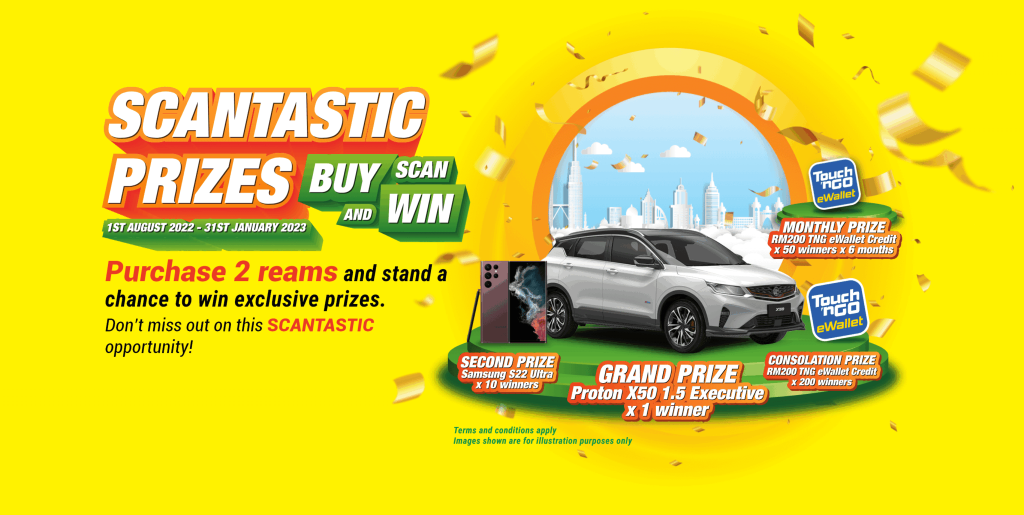 Scan & Win Contest With Prizes Totaling RM238,420 – IK Yellow